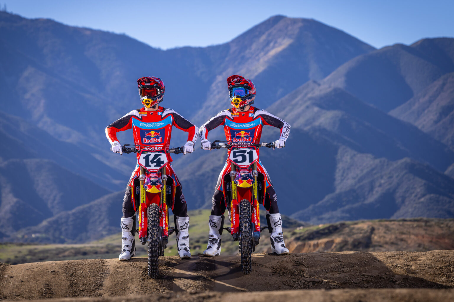 Le photoshoot Troy Lee Designs Red Bull Ducati 2026
